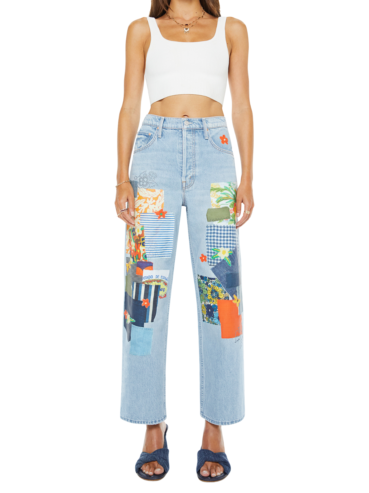 High Waisted Spinner Flood Jean – The RiverLane
