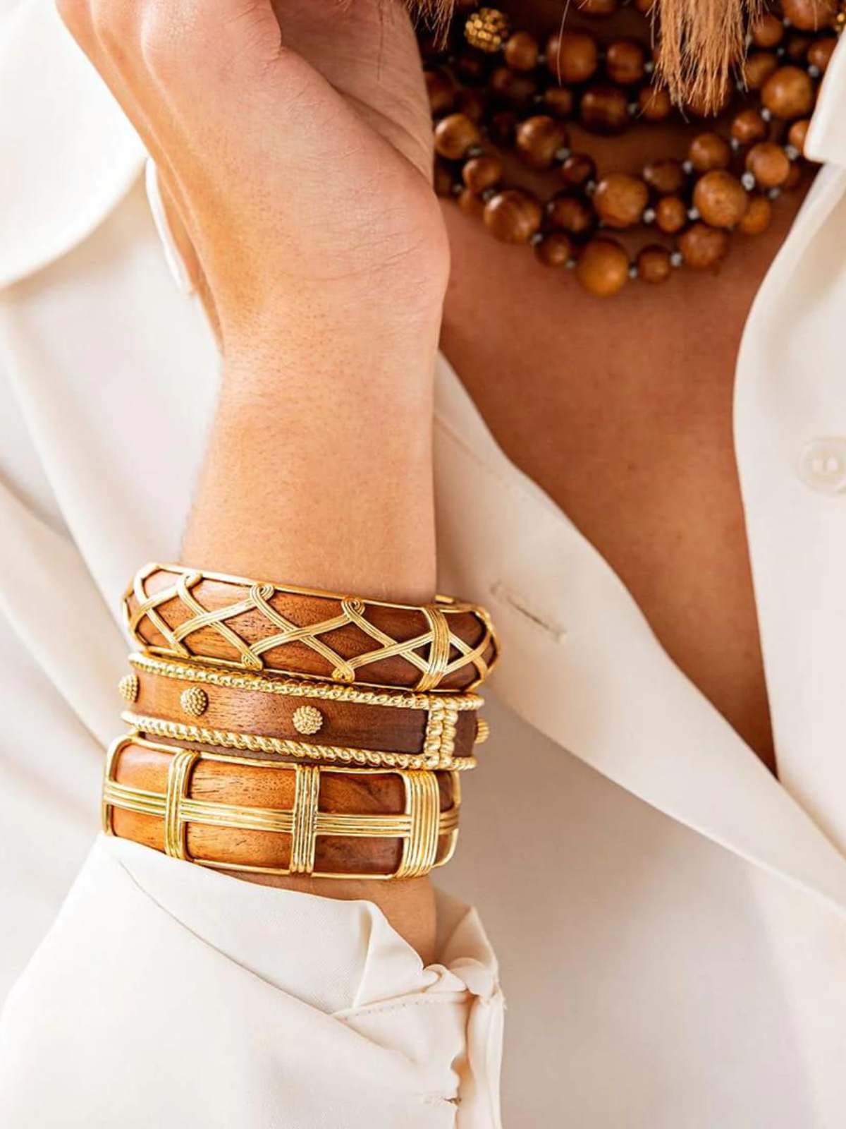 Earth Goddess Hinged Bangle – The RiverLane